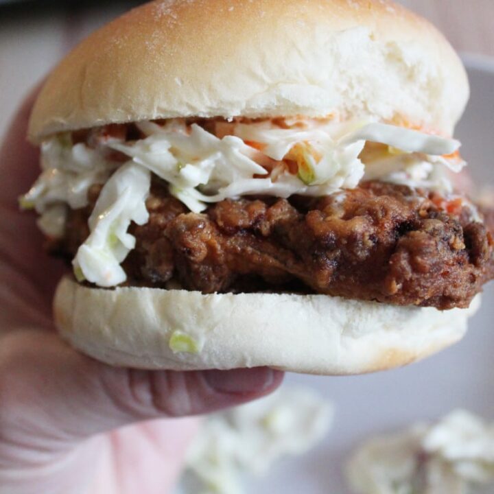 Deli Chicken Sandwich with Dill Pickles - Bottom Left of the Mitten