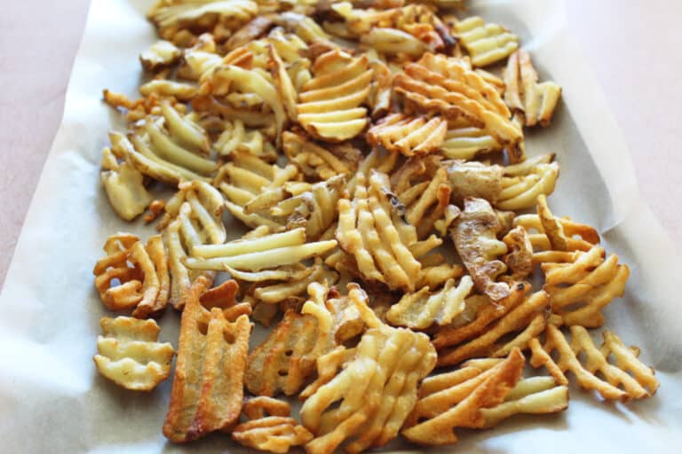 BBQ Seasoned Waffle Fries - Bottom Left of the Mitten